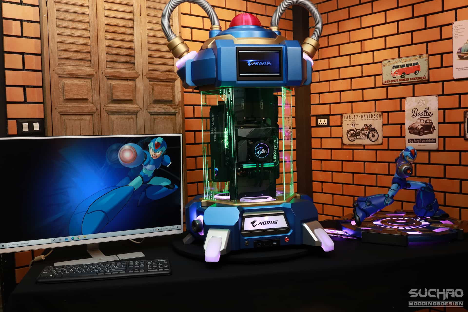 Project AORUS Capsule：Rockman X Theme PC Mod #DesIgnYourAORUS | AORUS